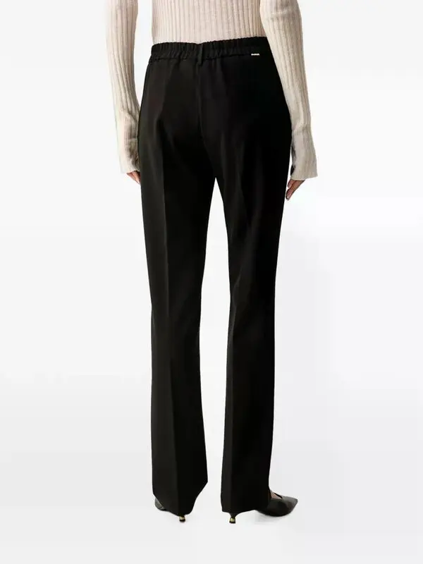 TWINSET Pressed-crease Straight-leg Trousers