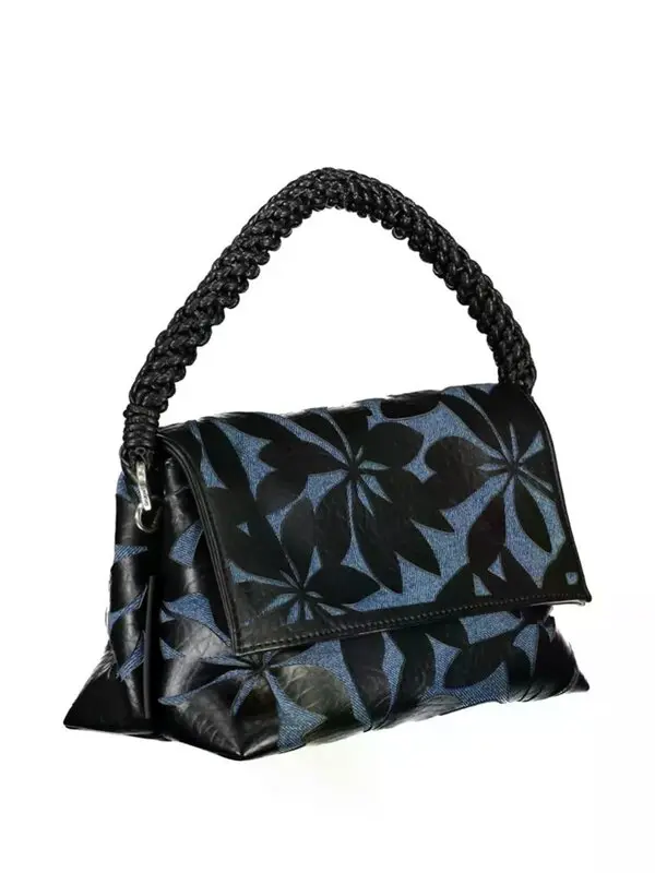 Desigual Floral-pattern Braided-handle Tote Bag
