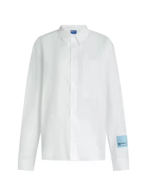 Karl Lagerfeld X Pietro Terzini Boxy Poplin Shirt