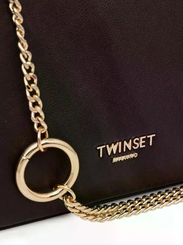 TWINSET Chain-detail Shoulder Bag - Brown