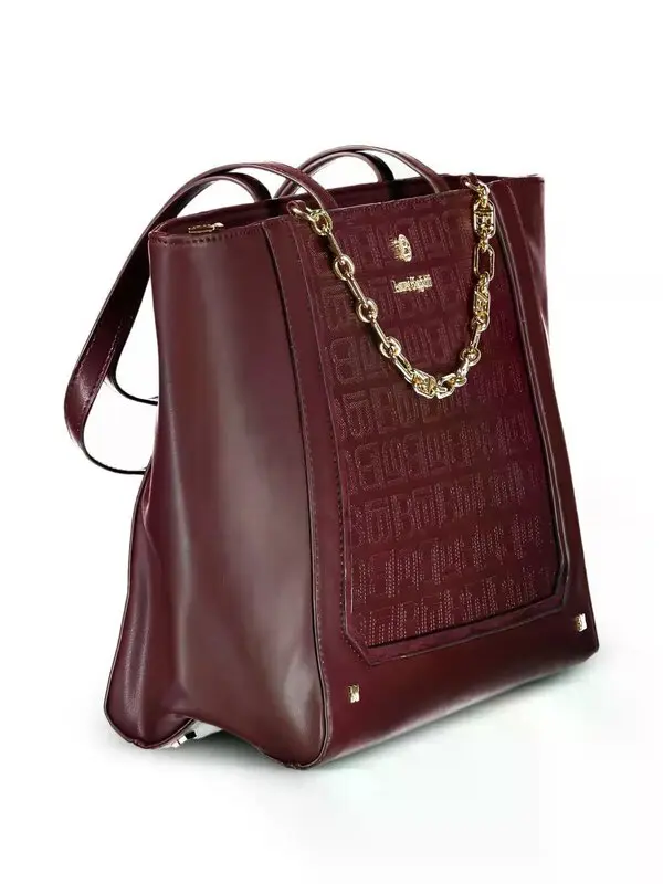 LAURA BIAGIOTTI Monogram-pattern Chain-link Tote Bag