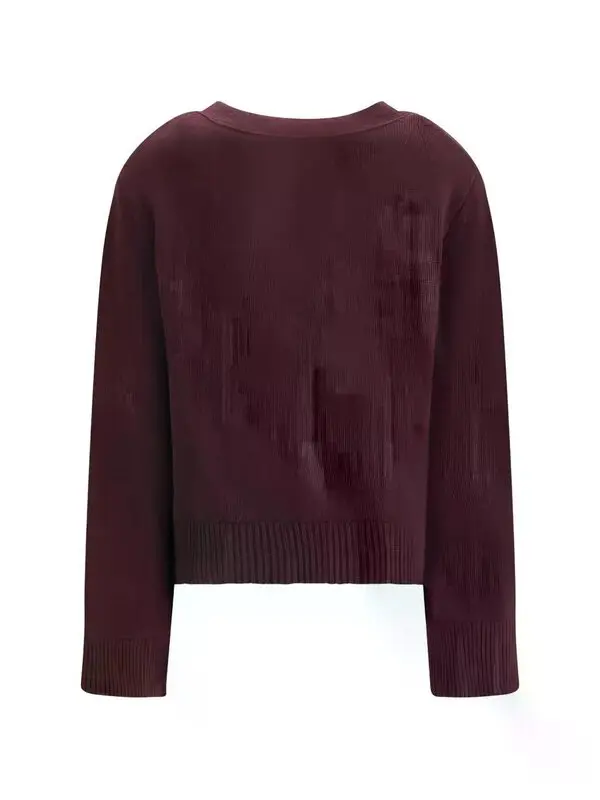 LISA YANG V-neck Patch-pocket Cardigan