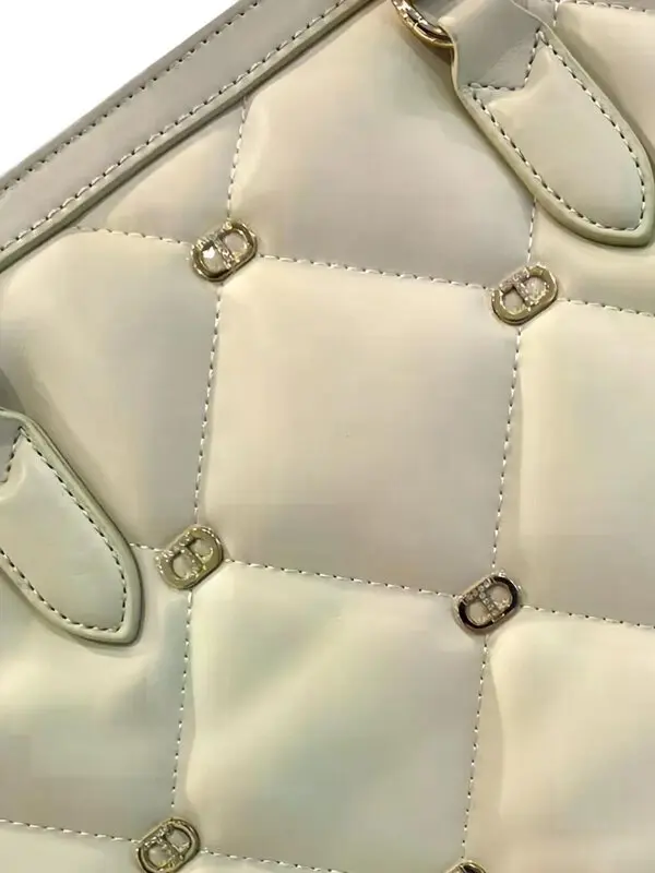 TWINSET Quilted Logo-plaque Shoulder Bag