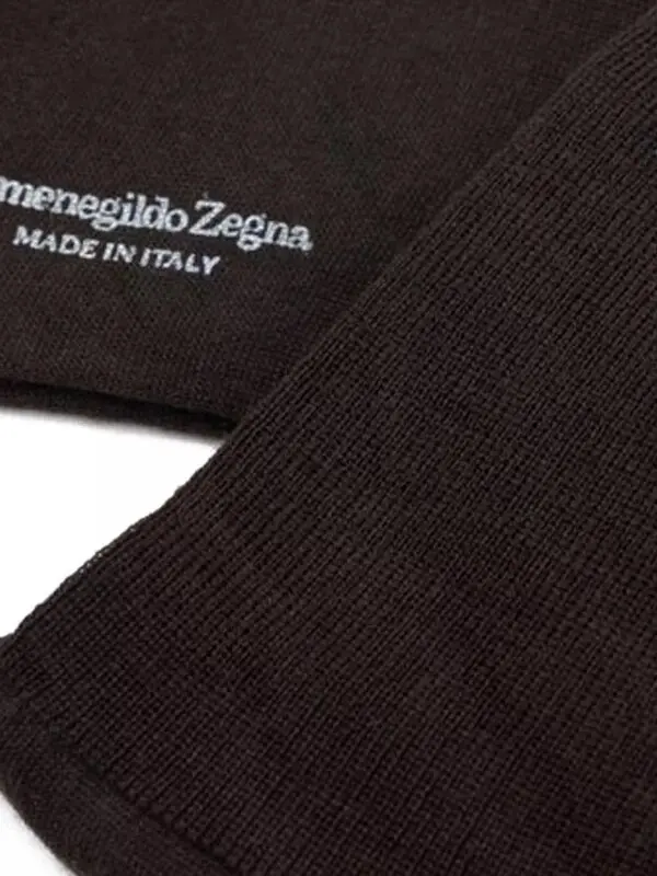 Zegna Logo-print Wool-blend Socks