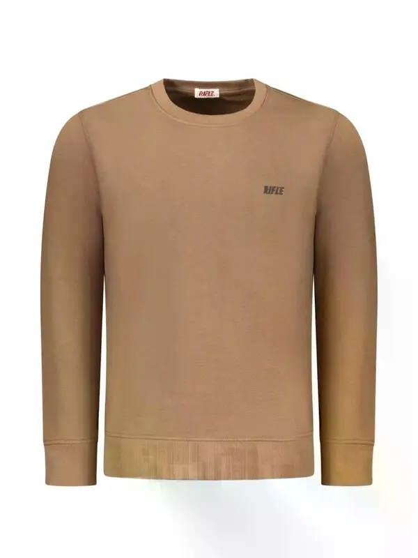 RIFLE Logo-print Crewneck Sweater