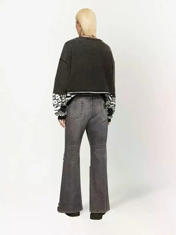 Dolce & Gabbana Graphic-print With Logo Sweatshirt