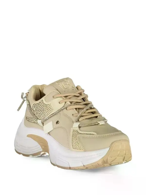 LAURA BIAGIOTTI Crystal-embellished Chunky-sole Sneakers