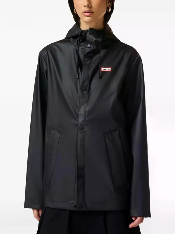 Hunter Downpour Izzy Pu Hooded Jacket