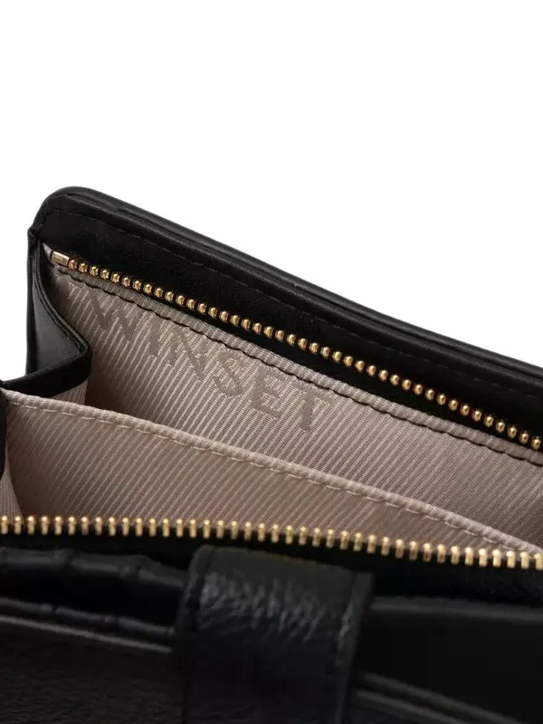 TWINSET Logo-plaque Pebbled-effect Wallet