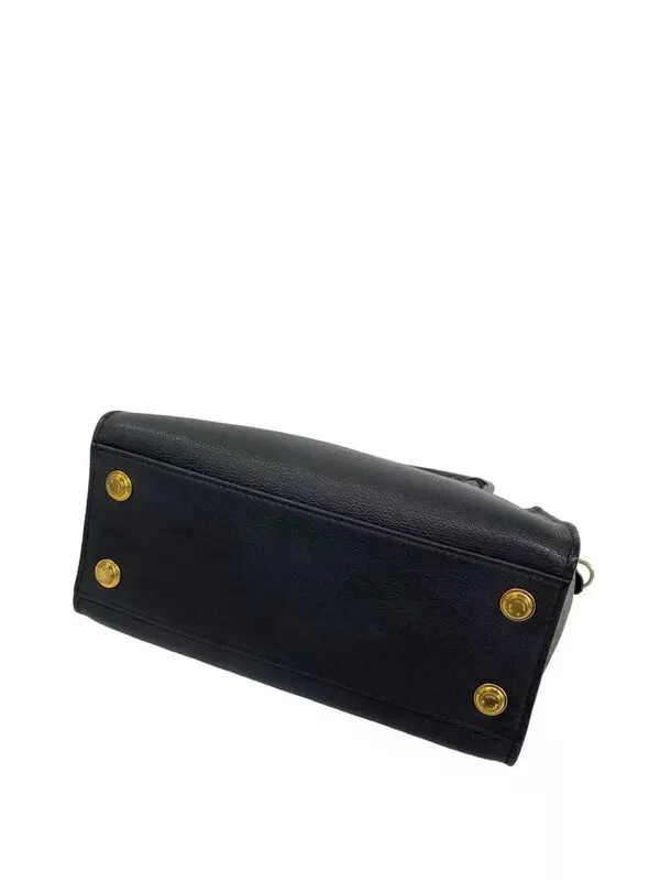 LOUIS VUITTON 2021-2026 Monogram On My Side Pm Satchel - Black