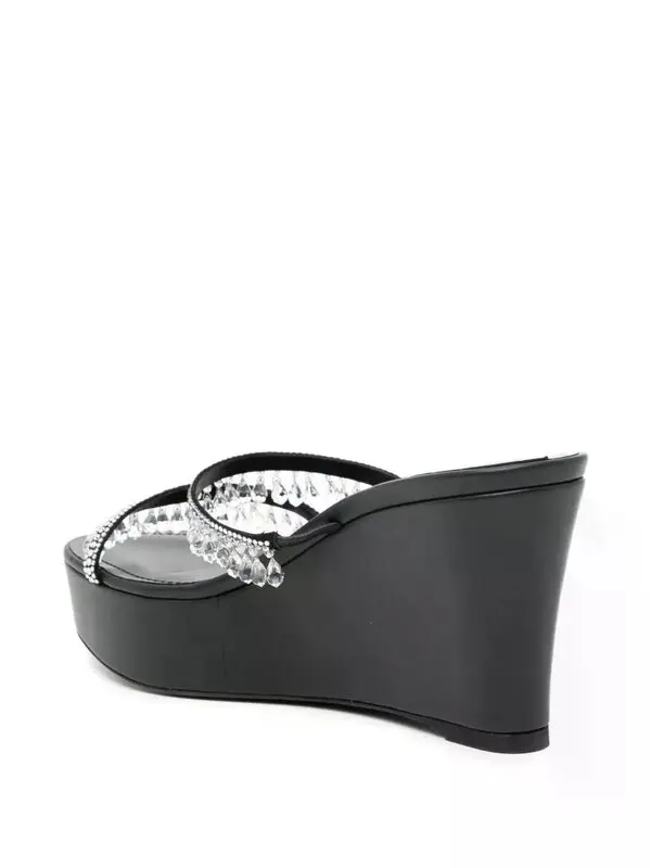 Rene Caovilla 85mm Taylor Wedge Sandals