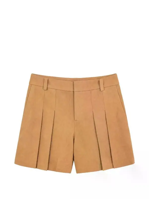 Alice + Olivia Blaire Pleated Tailored Shorts