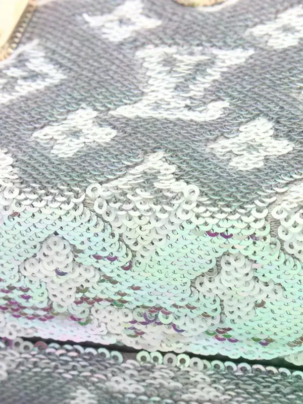 LOUIS VUITTON 2021-2026 Sequins Petite Malle Crossbody Bag