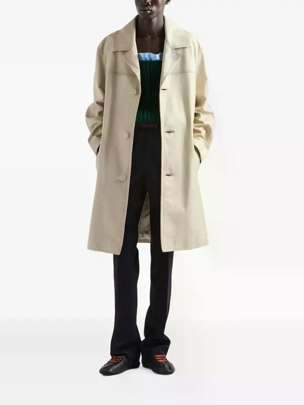 Prada Leather Coat