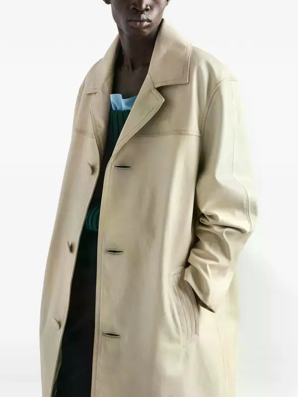 Prada Leather Coat