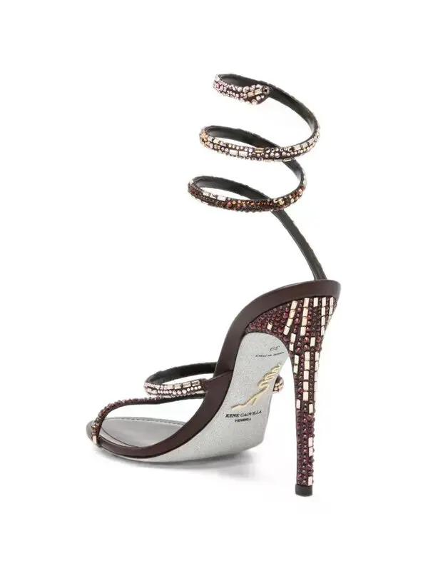 Rene Caovilla X Swarovski 105mm Cleo Sandals