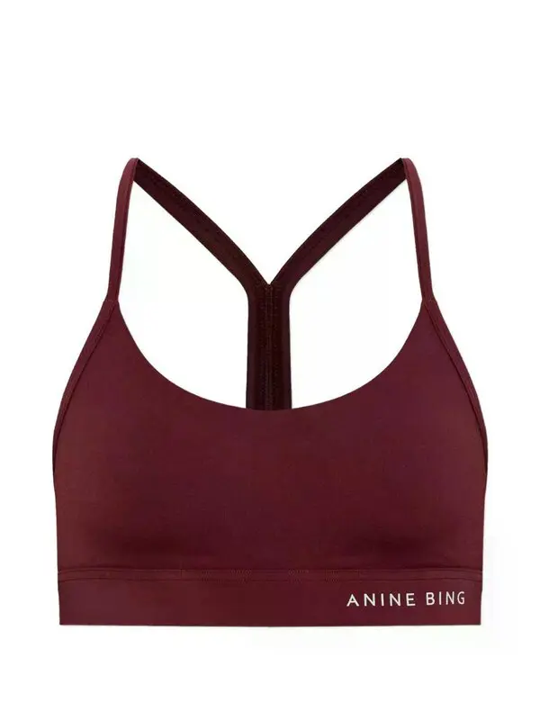 ANINE BING Eve Logo-print Training Bra