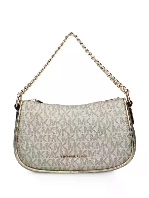 Michael Kors Monogram-print Metallic Tote Bag