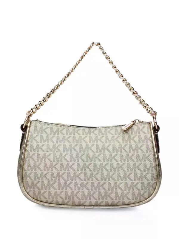 Michael Kors Monogram-print Metallic Tote Bag