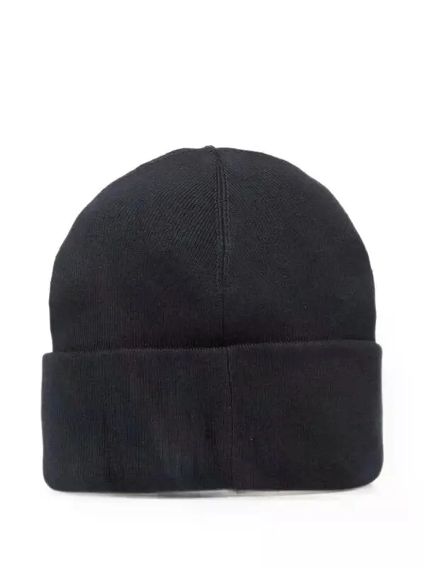 Fred Perry Logo-embroidered Turn-up Beanie Hat