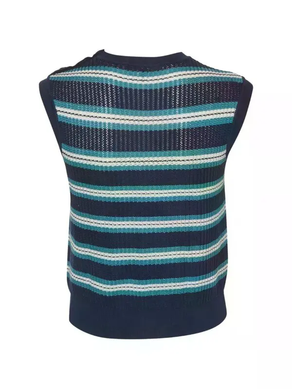 Loro Piana Striped Sleeveless Sweater