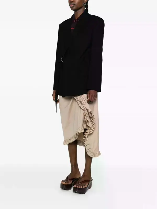 Loewe Anagram-embroidered Layered-cuff Blazer