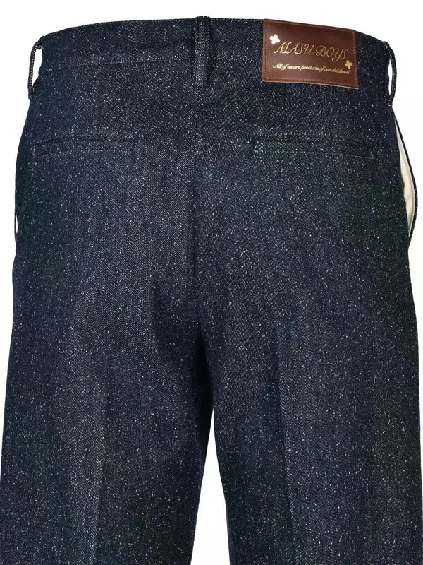MASU Nep-bouclé Trousers