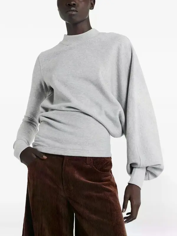 A.W.A.K.E. Mode Asymmetric Slouched-sleeve Sweatshirt
