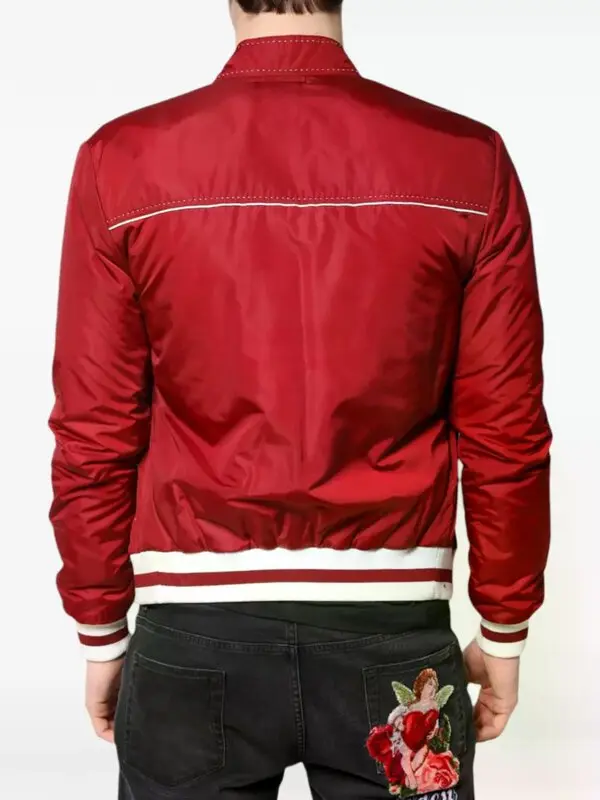 Dolce & Gabbana Contrast-stitched Bomber Jacket