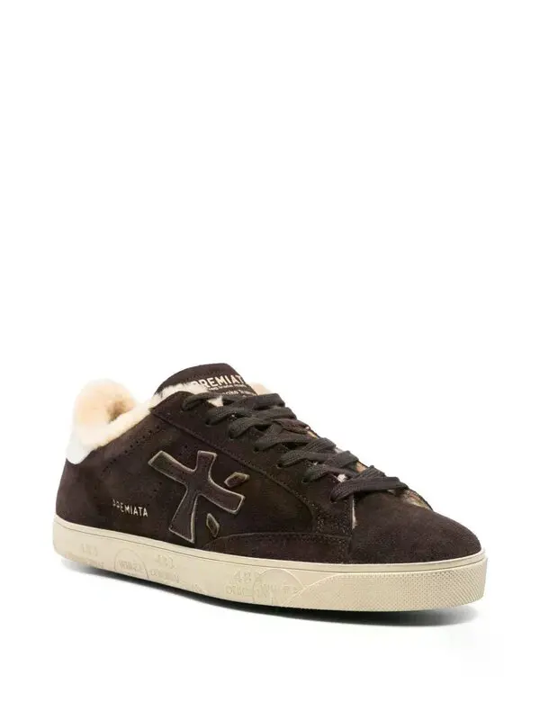 Premiata Steven Shearling-lined Sneakers