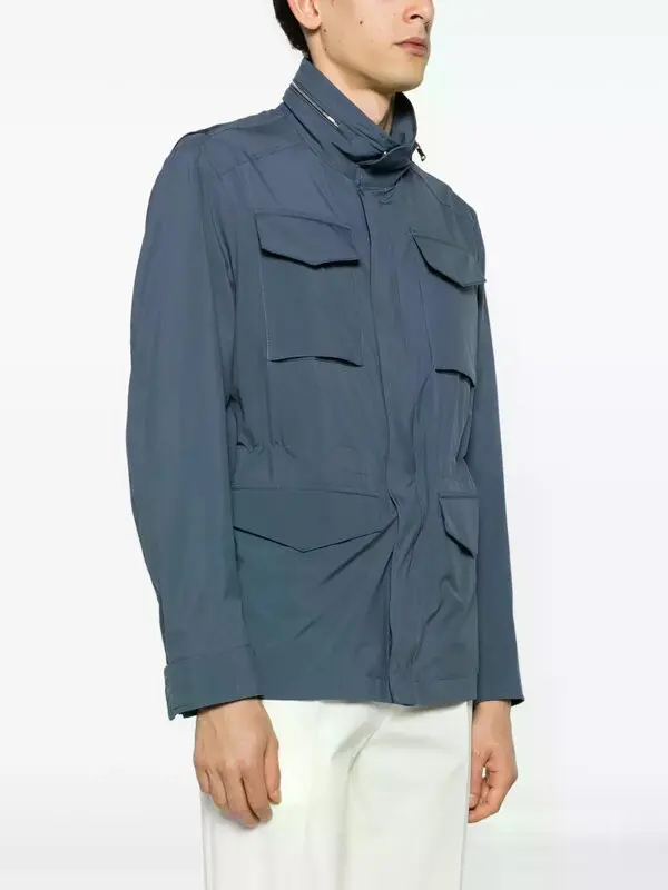 Paul & Shark Hooded Waterproof Military Jacket