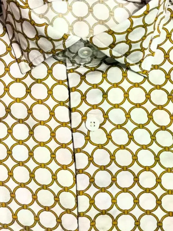 BAGUTTA Chain-print Long-sleeve Shirt