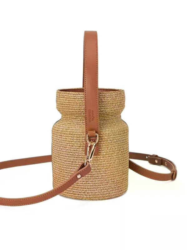 AMPHORA Kylix Woven Bucket Bag