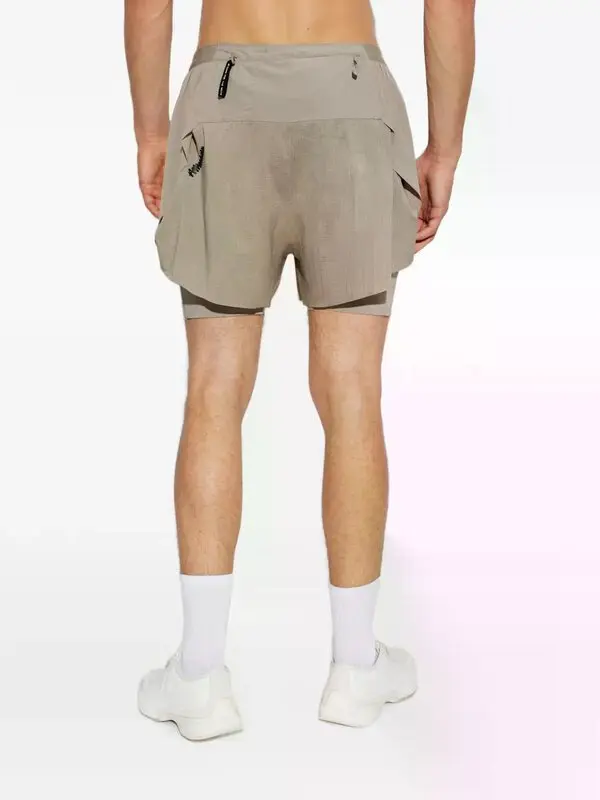 Adidas Xsong For The Mute Layered Logo-print Shorts