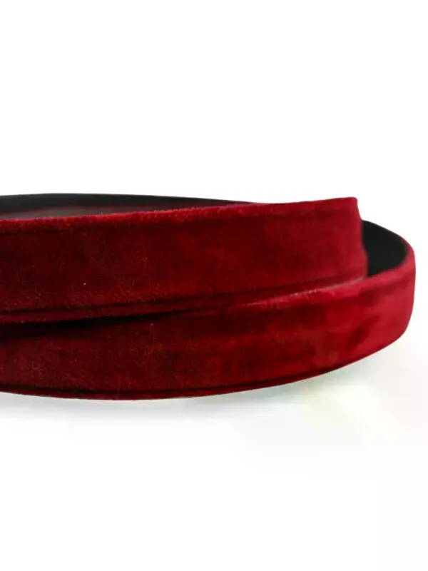 Dolce & Gabbana Velvet Buckle Belt