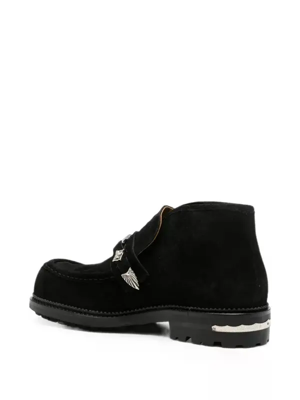 TOGA VIRILIS Embellished Suede Boots