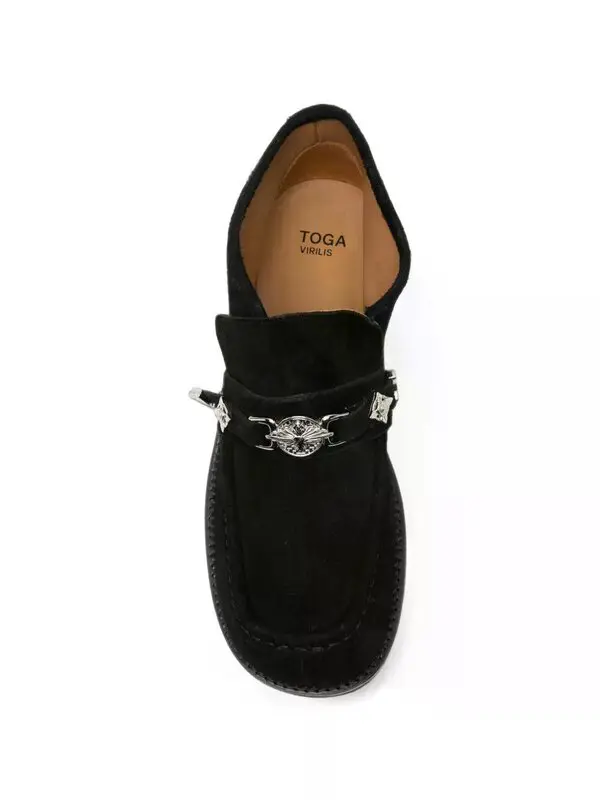 TOGA VIRILIS Embellished Suede Boots