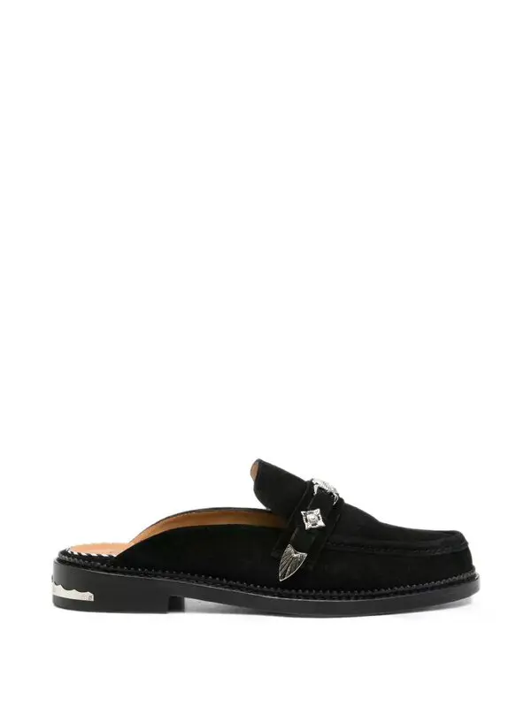 TOGA VIRILIS Suede Western-hardware Sandals
