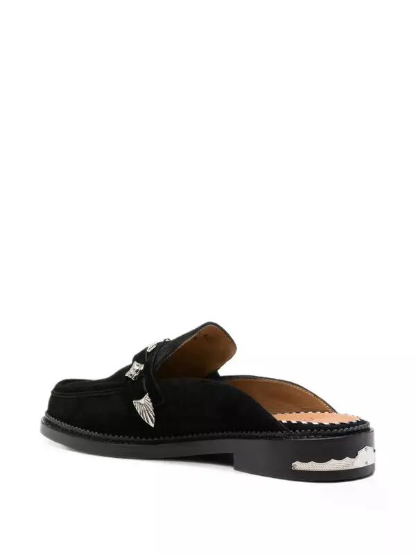 TOGA VIRILIS Suede Western-hardware Sandals