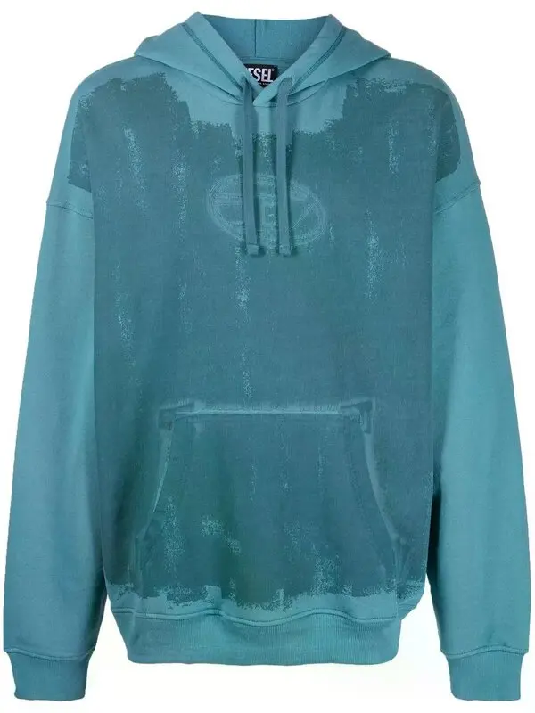 DIESEL® Logo-print Pullover Hoodie