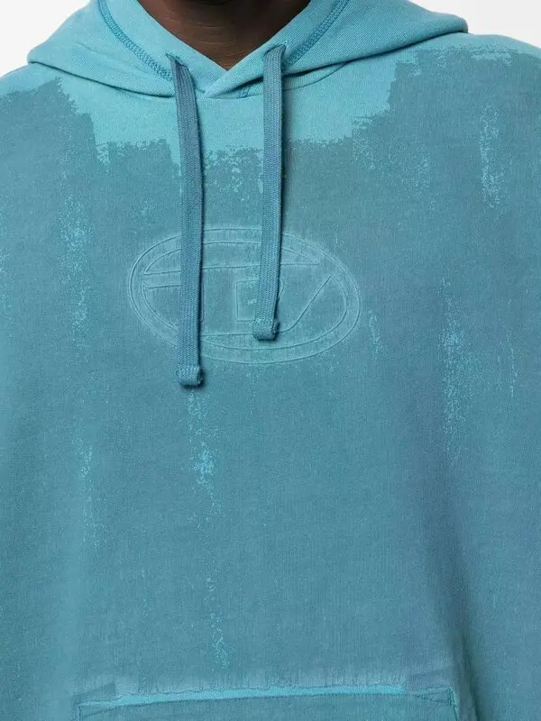 DIESEL® Logo-print Pullover Hoodie