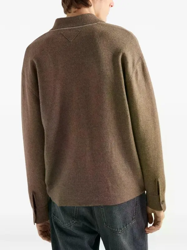 Prada Cashmere Polo Shirt