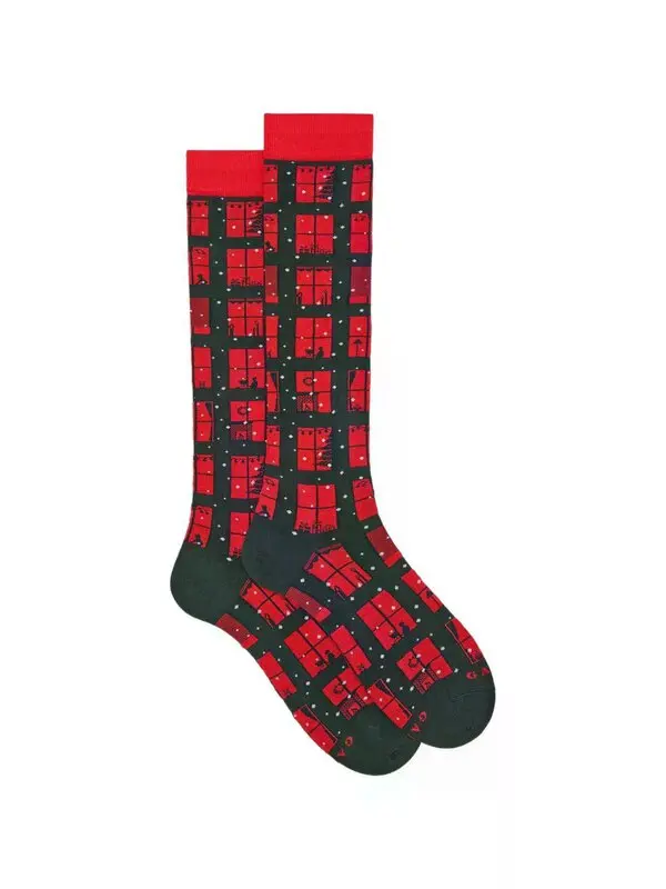 GALLO Christmas-patterned Socks