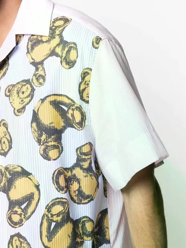 Palm Angels Teddy Bear Striped Shirt