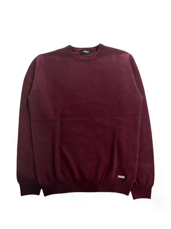 BALDININI Logo-plaque Crew-neck Sweater