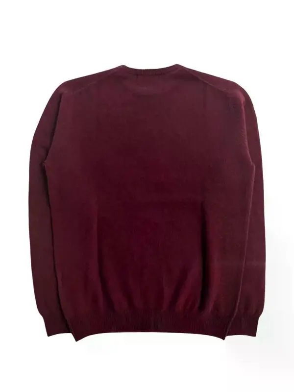 BALDININI Logo-plaque Crew-neck Sweater
