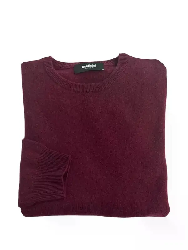 BALDININI Logo-plaque Crew-neck Sweater