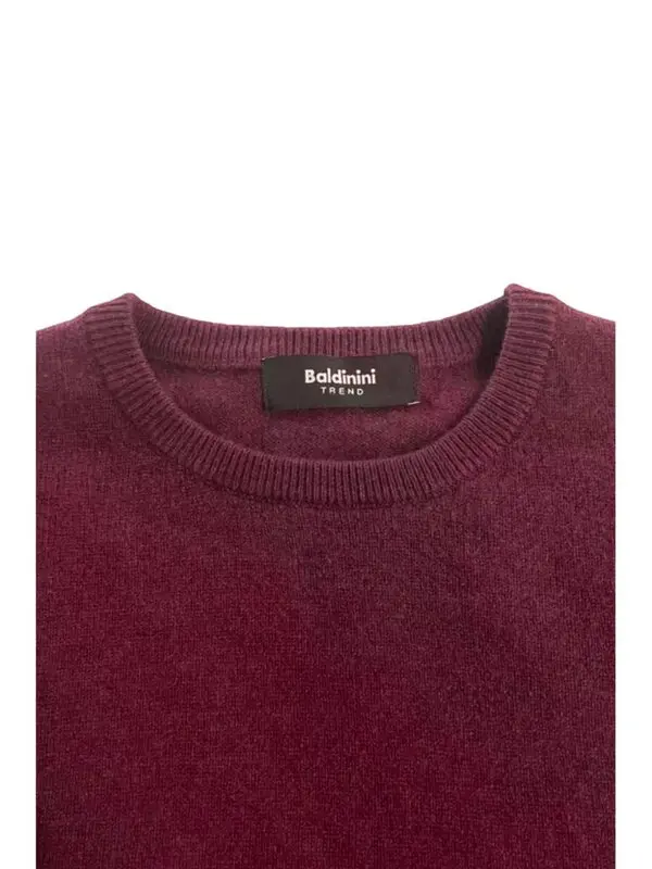 BALDININI Logo-plaque Crew-neck Sweater