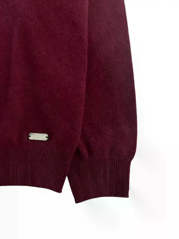 BALDININI Logo-plaque Crew-neck Sweater