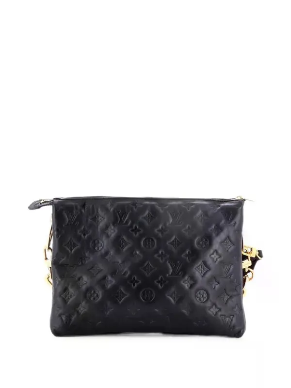 LOUIS VUITTON Coussin Bag Monogram Embossed Lambskin Mm Crossbody Bag